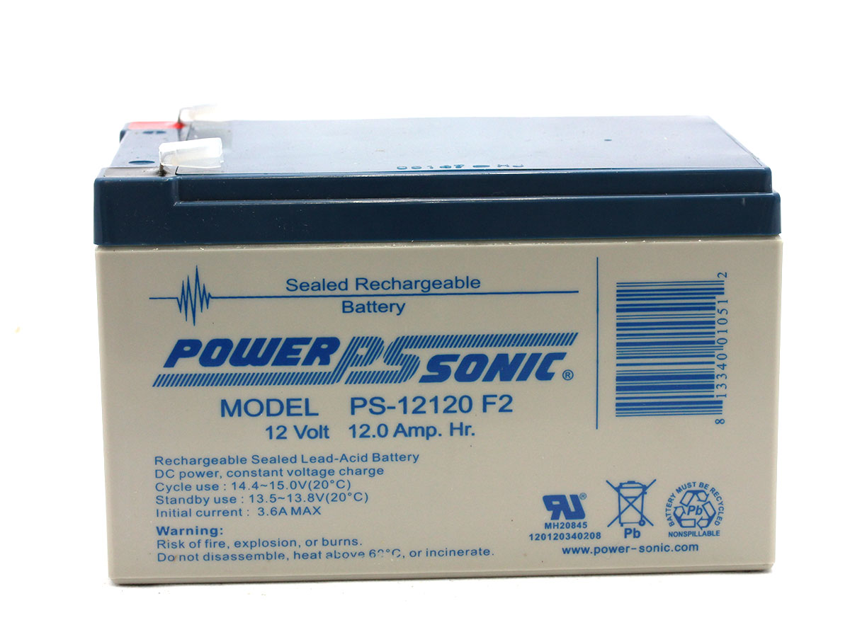 Power-Sonic AGM General Purpose PS-12120 12Ah 12V Rechargeable Sealed ...