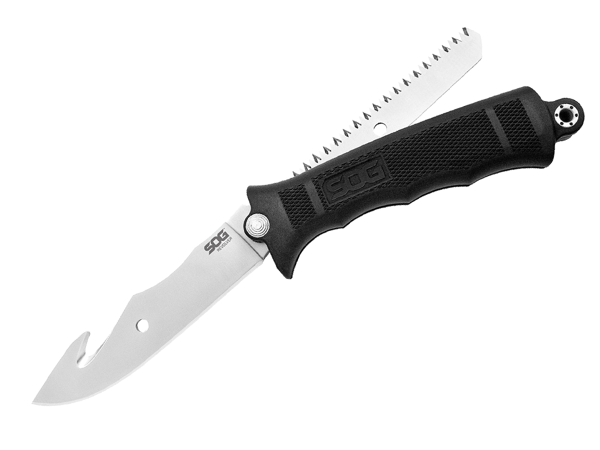 SOG Revolver Hunter Combination Fixed Blade Knife Set (FX20N-CP) SOG Revolver Hunter Combination Fixed Blade Knife Set (FX20N-CP)